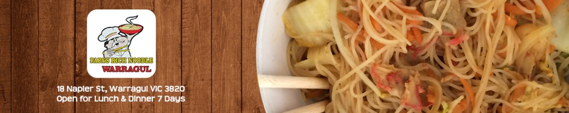 Papas Rich Noodle (Warragul) Official Website (Order Online)